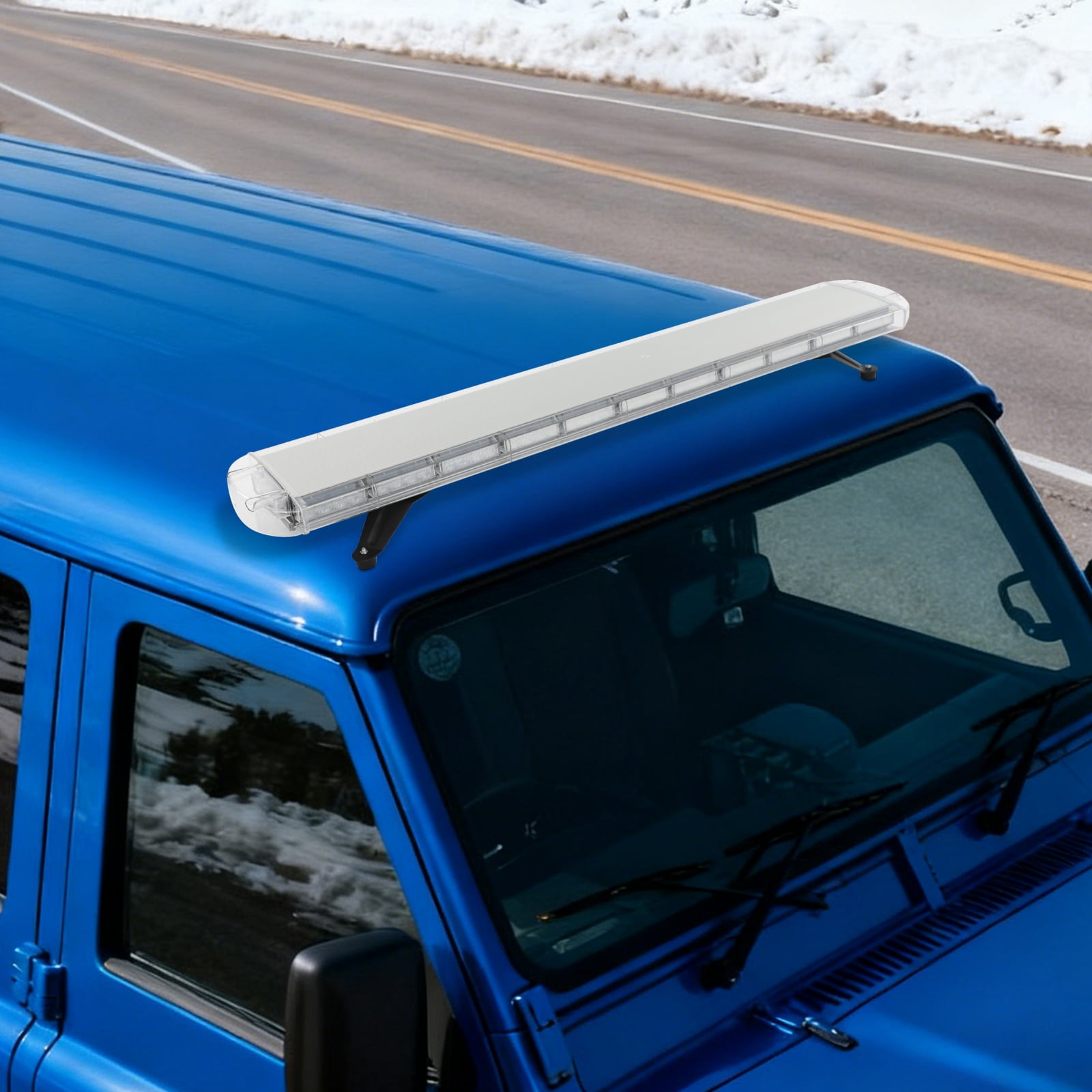 Roof Top LED Strobe Light Bar, LED Safety Warning Flashing Lighting Bar ...