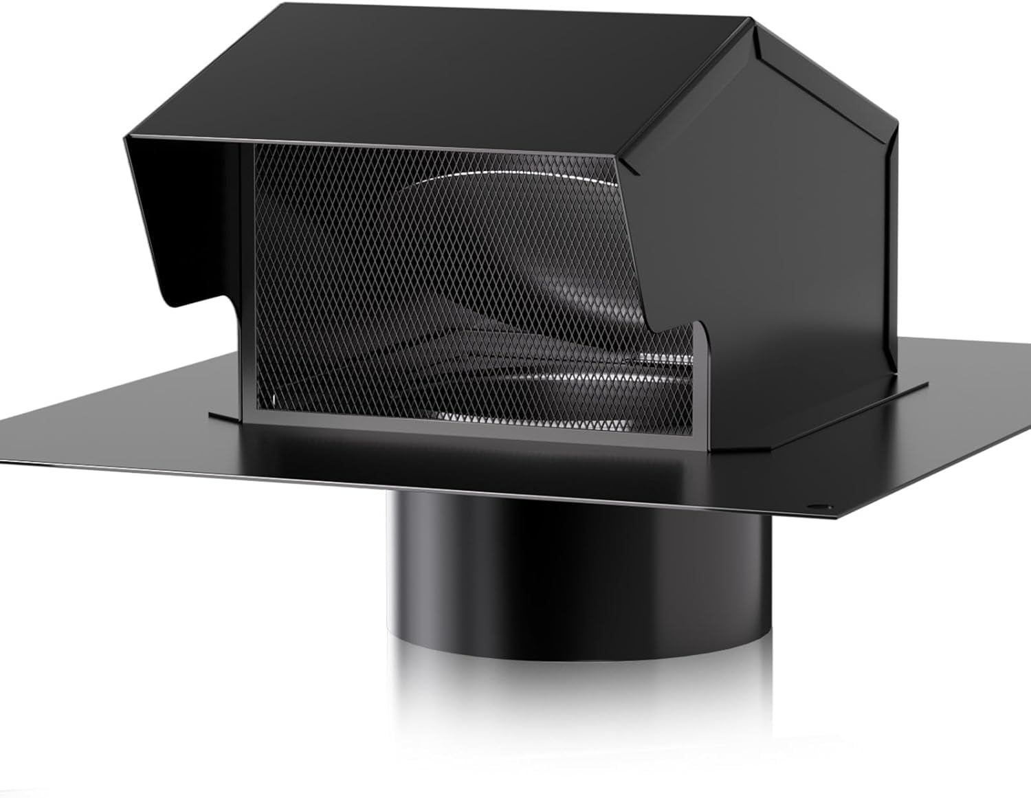 Roof Vent Cap - Hon&Guan 6 Inch Roof Vents for Houses Galvanized Steel ...