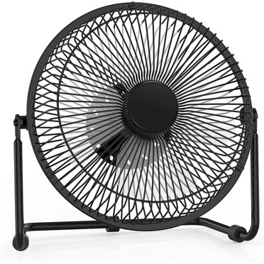 Mainstays 4 inch Metal Mini 360-degree Pivot USB Personal Desktop Fan ...