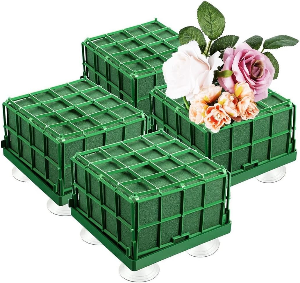 MODANU Cage Floral Foam for Flowers Square Floral Foam Cage Flower ...