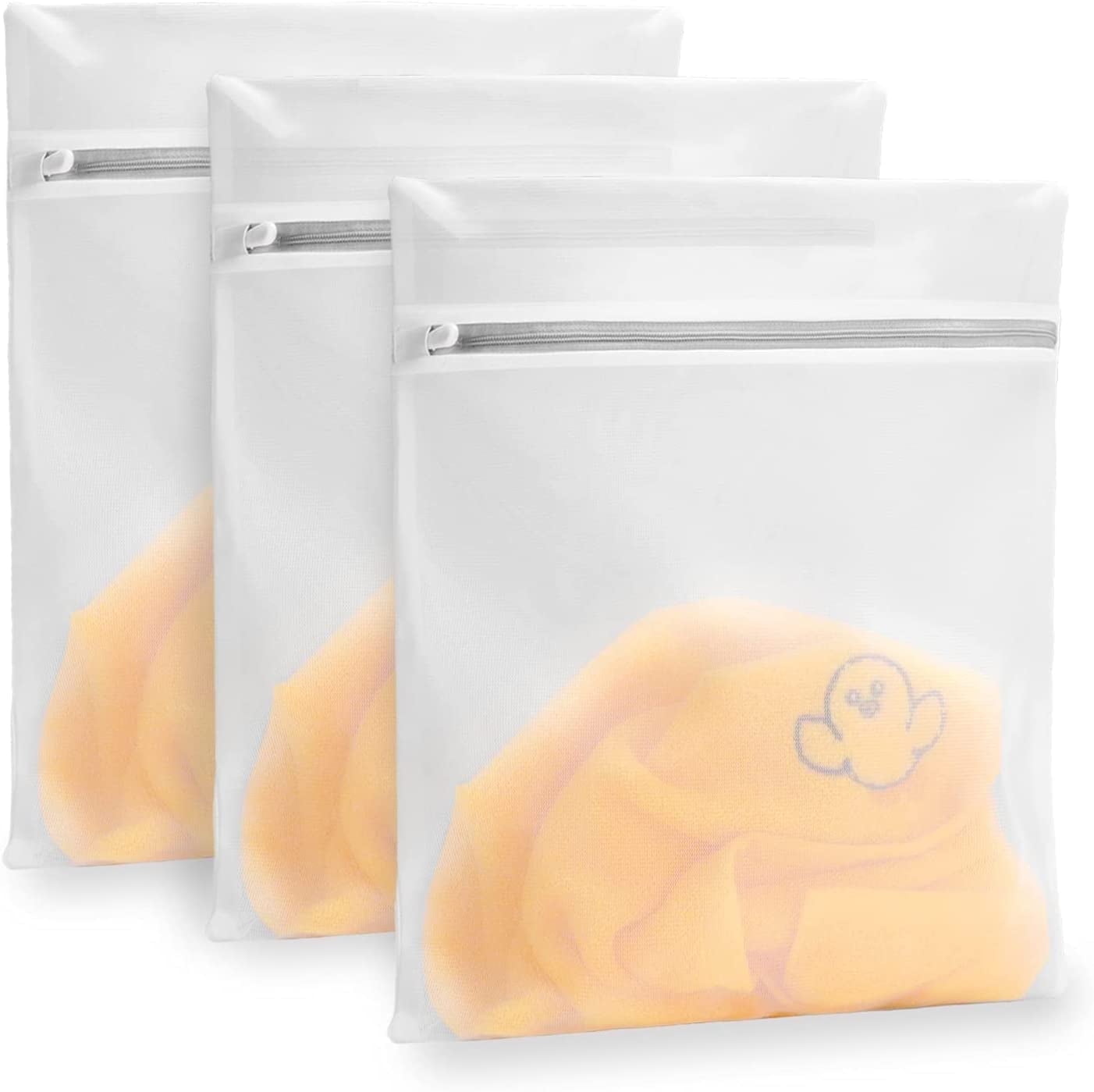 MODANU-Mesh Laundry Bags for Delicates 3 pcs(3 Small Size) Wash Bags ...