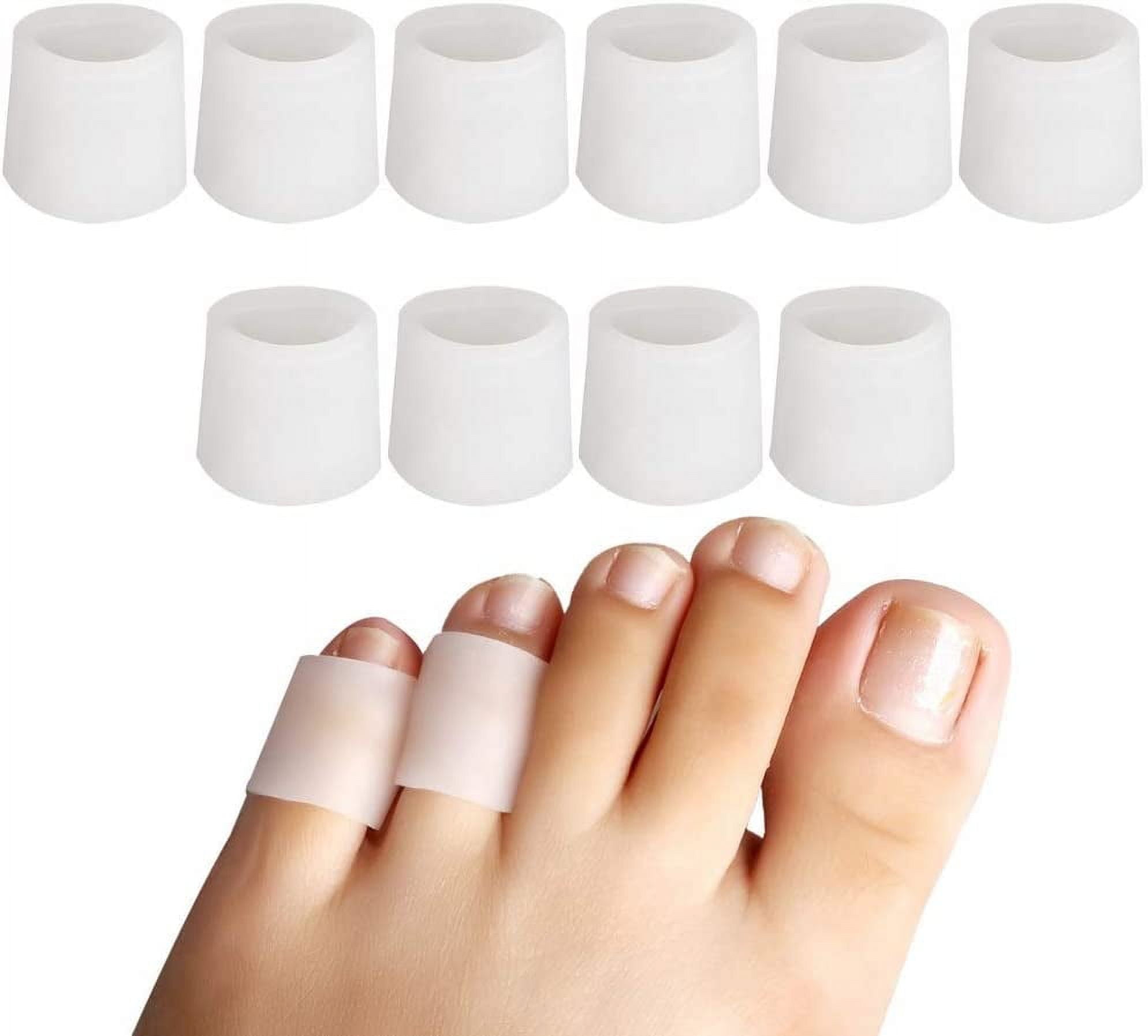 MODANU 10PCS Toe Protectors, Soft Gel Toe Sleeves For Corns Remover ...
