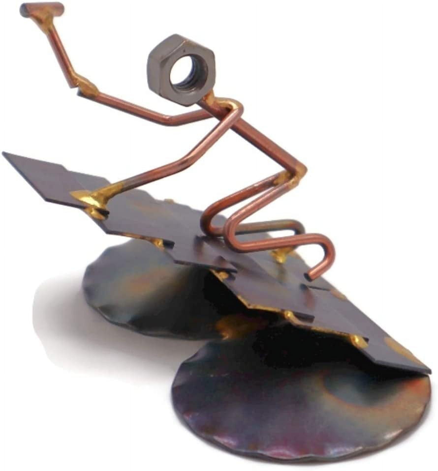 Roofer Handmade Metal Figurine Hand Welded Metal Art & Recycled Metal ...