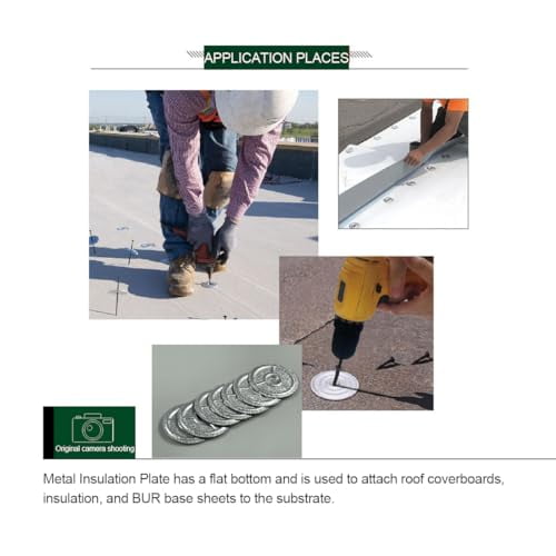 Roofing Insulation Plates Roofing Fasteners and Accessories (100, Round ...