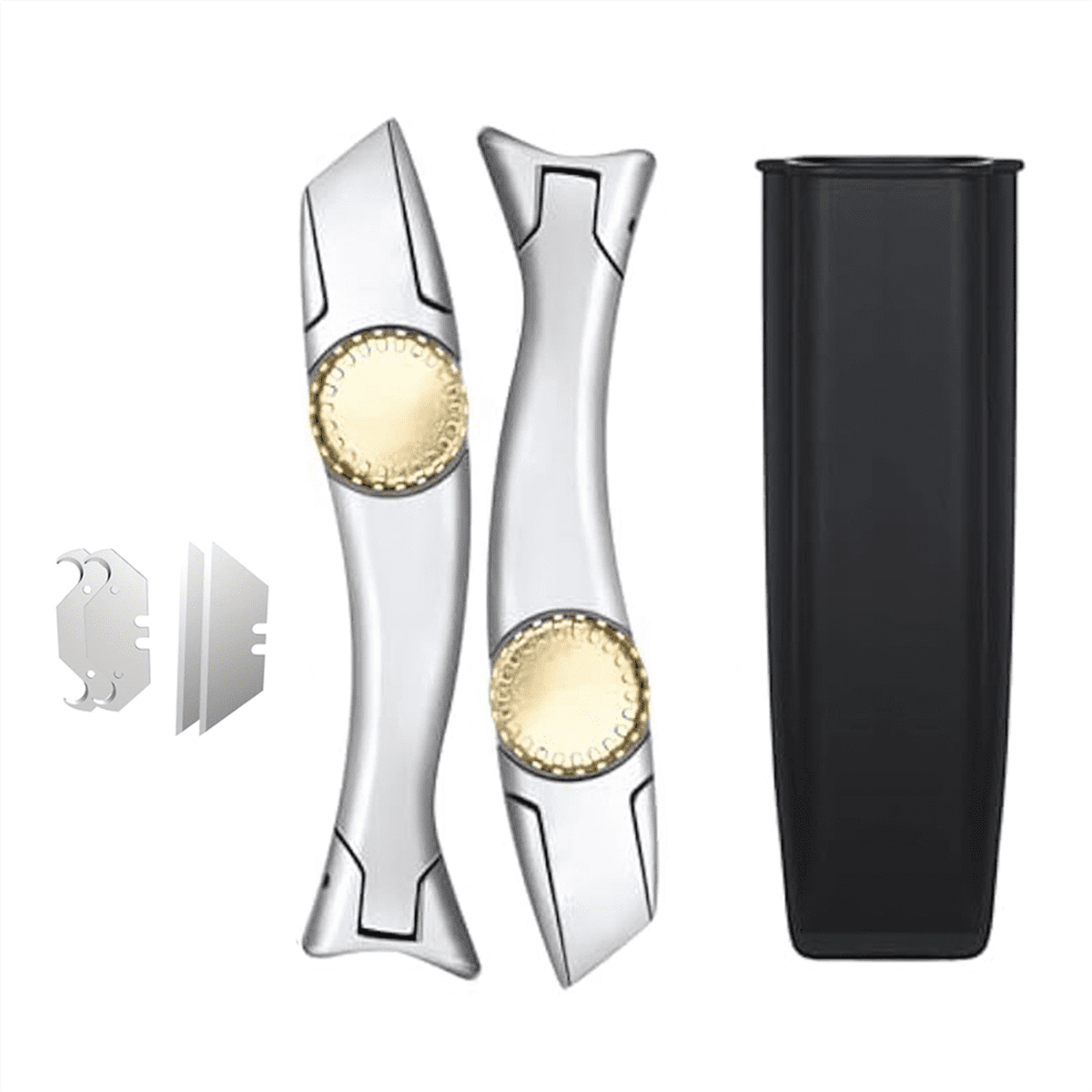 Roofing Knife,2Pack Carpet Knife with Replacement Utility Knife Blades ...