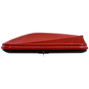 Goplus 14 Cu Ft Rooftop Cargo Box - Heavy Duty, Dual-Sided Opening ...
