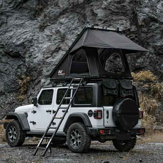 Naturnest Rooftop Tent Hard Shell, Easy Set Up Pop Up Tent for 2 Person ...