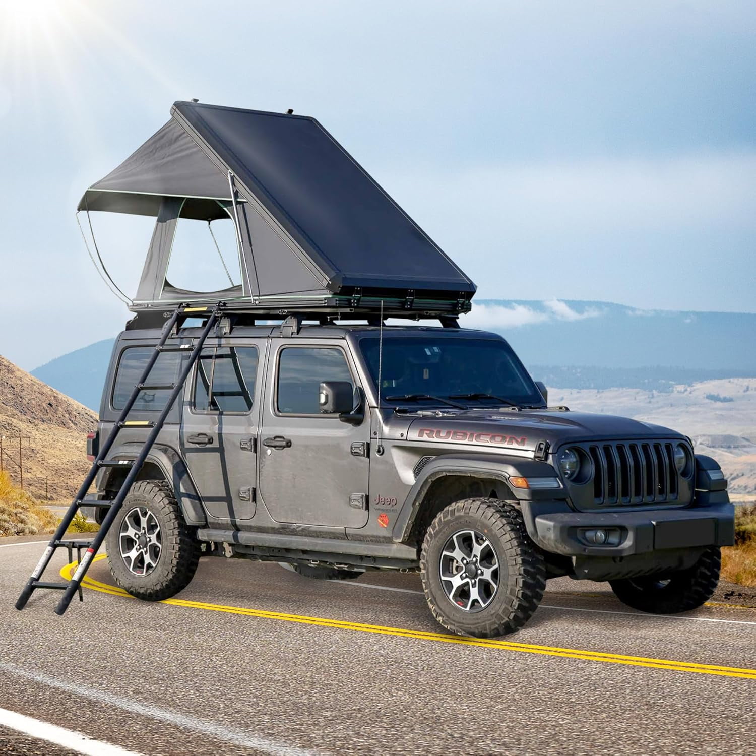 Naturnest Rooftop Tent Hard Shell, Roof Top Tent Hardshell with awing ...