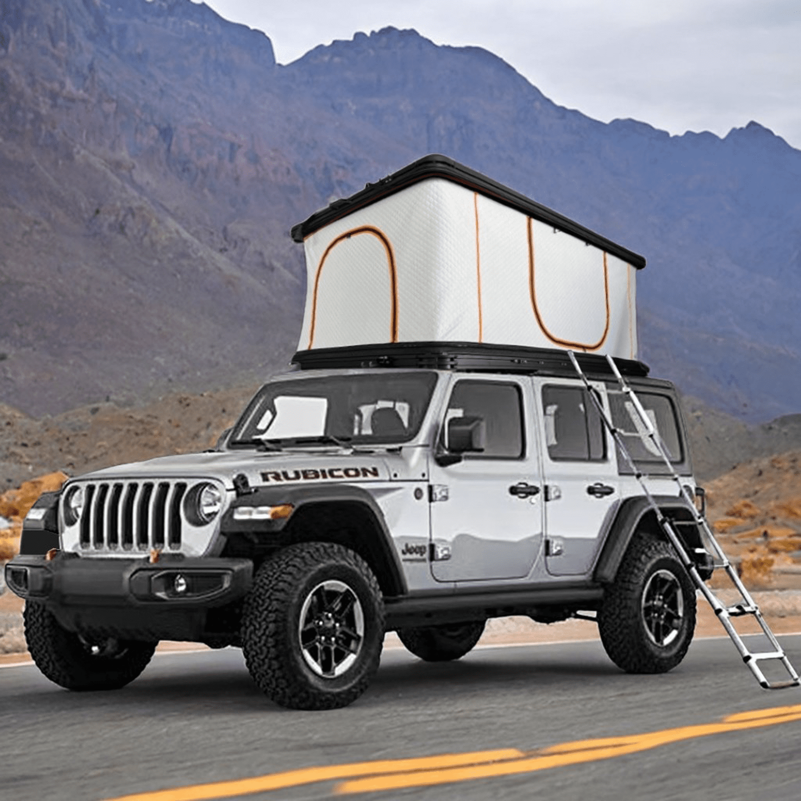 Rooftop Tent Hard Shell - Outdoor Car Camping 2-3 Person Truck, Sedan ...