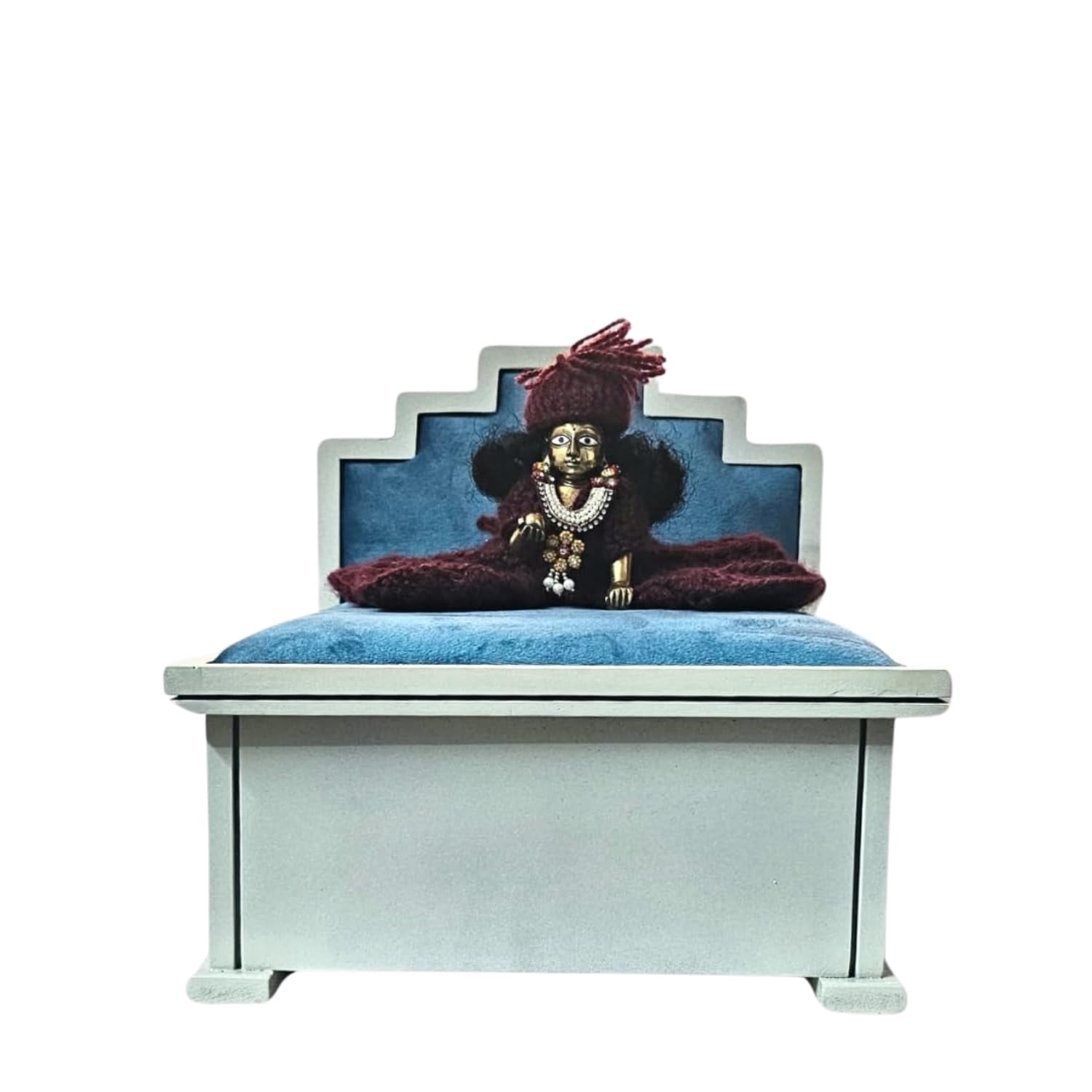 Rooftop Wooden Bed Suitable for 010 No Laddu Gopal Ji Thakur Ji and ...