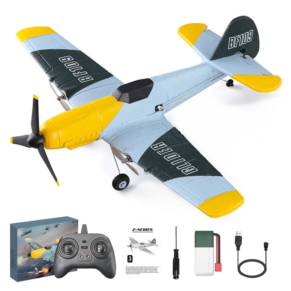 Roofworld BF109 2.4G 3CH RC Airplane EPP Foam Fixed Wingspan Glider RTF ...