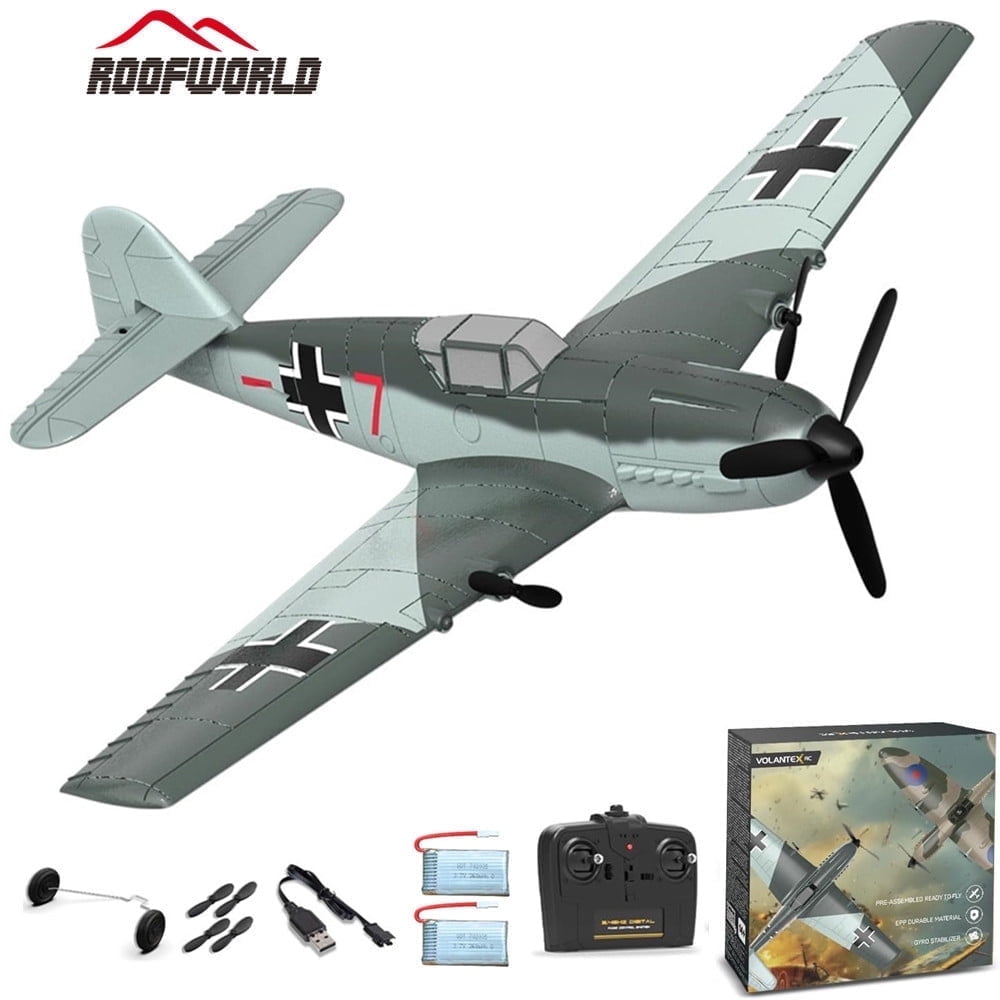 Roofworld BF109 RC Airplane 3CH 6-Axis Gyro Remote Control Plane ...