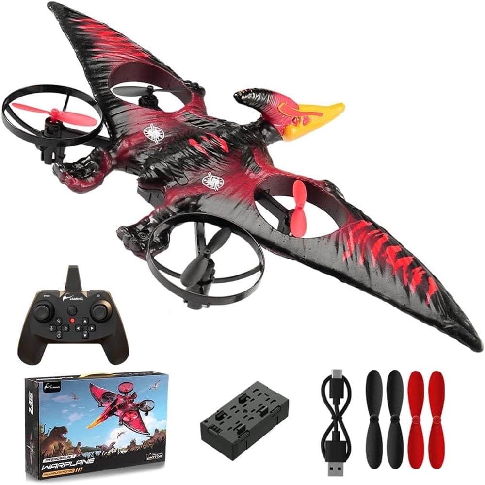 Roofworld Dragon RC Plane, 2.4G 6-Axis Gyro EPP Foam Aircraft, Red ...