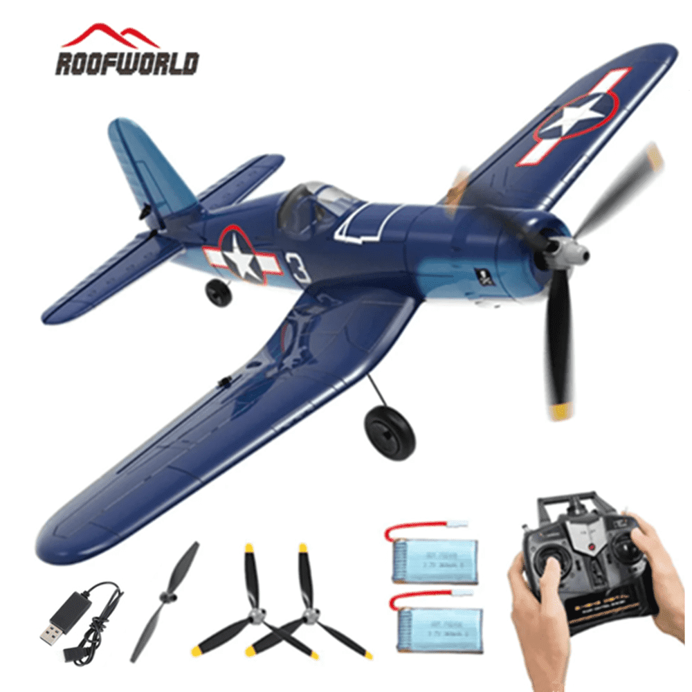 Roofworld F4U Corsair RC Airplane, 4 CH 2.4GHz Aerobatic Aircraft ...