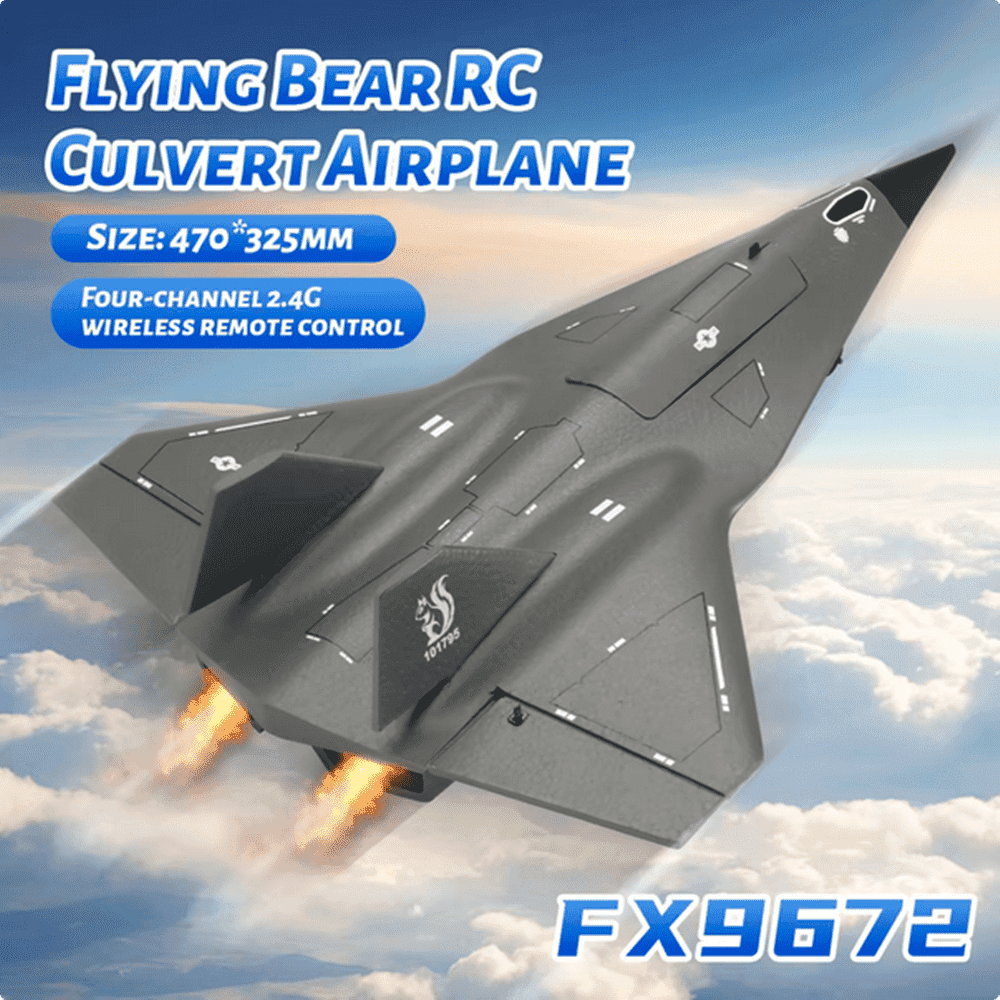 SR72 RC Plane Concealed Culvert Airplane 2.4G 4CH FX9672 Future Fighter ...