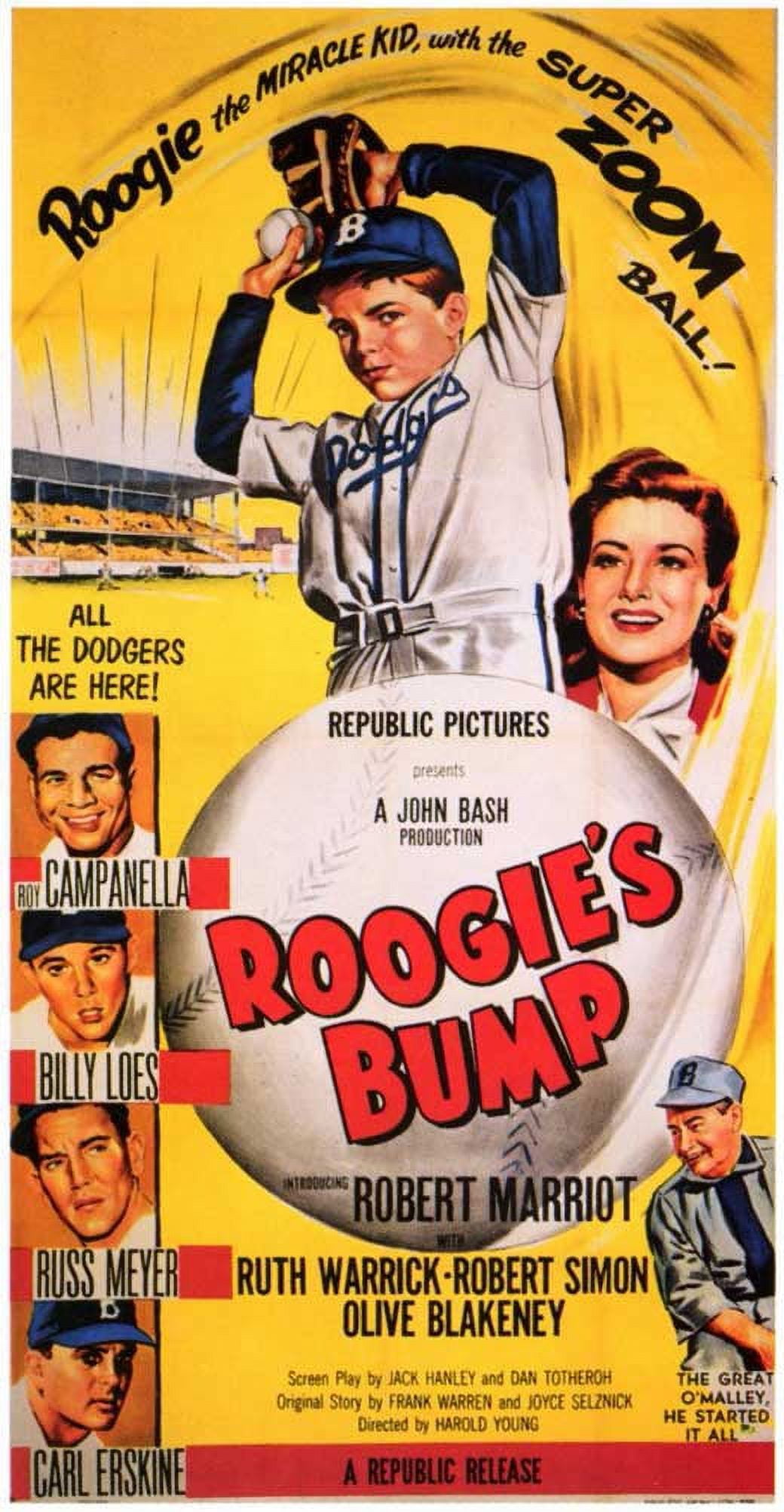 Roogie's Bump - movie POSTER (Style A) (11" x 17") (1952) - Walmart.com