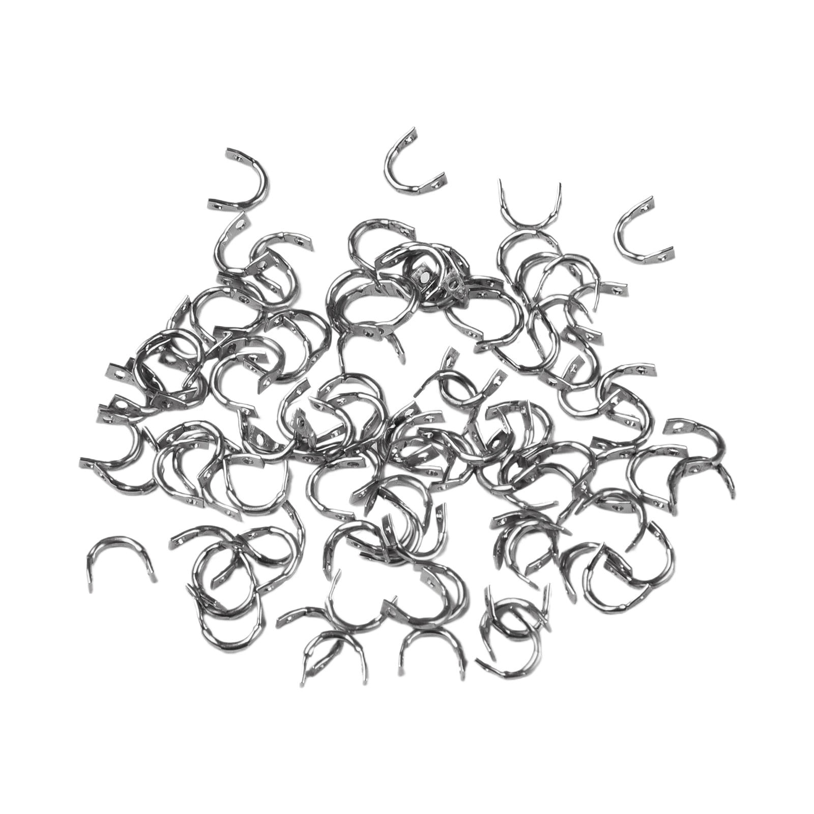 Rooha 100Pcs Brass Fishing Clevis Easy Spin Spinner Clevis Fishing ...