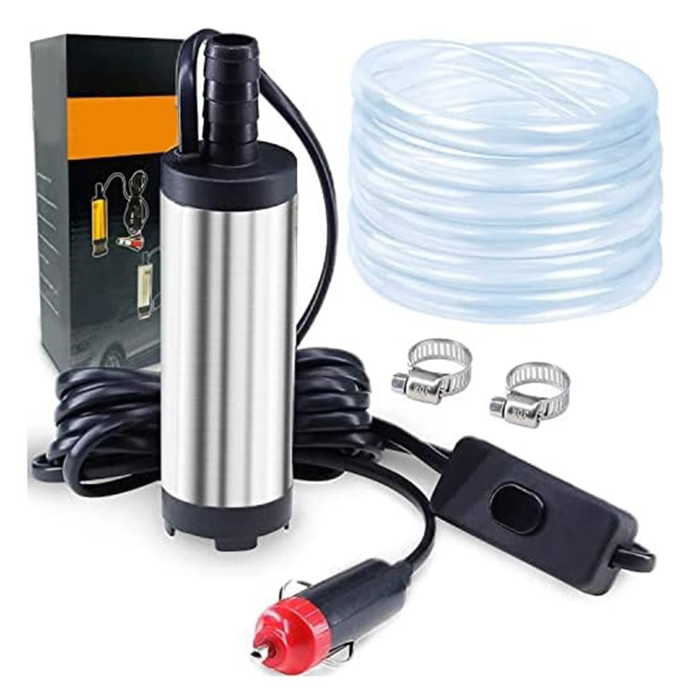 Rooha 12V/24V Fuel Transfer Pump And 3 Meter Hose For Vehicle Camper ...