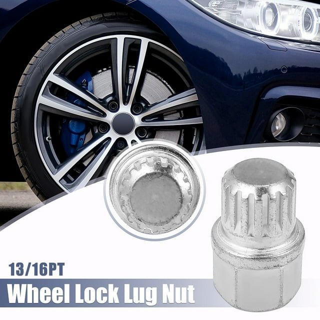Rooha 13/16Pt Solid Auto Anti Theft Wheel Lock Lug Nut Screw Removal Key For Bmw- Wearing ...