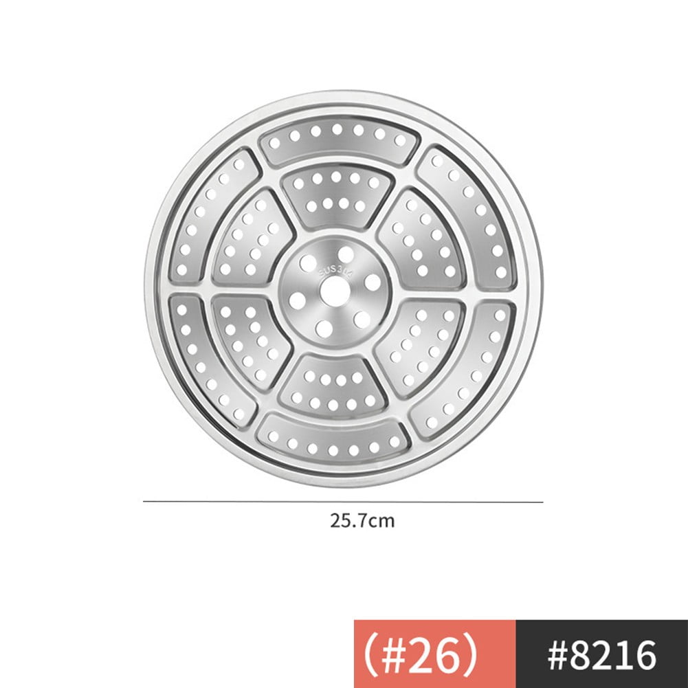 Rooha 15-39Cm 304 Stainless Steel Steamer Tray Round Steamer Rack ...