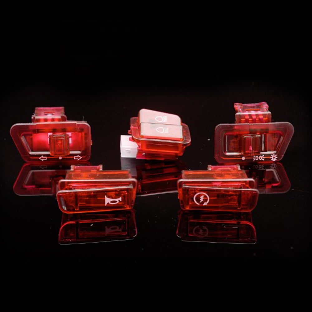 Rooha 2 Pin Horn Switch Starter Switch 3 Pin Turn Signal Switch Head ...