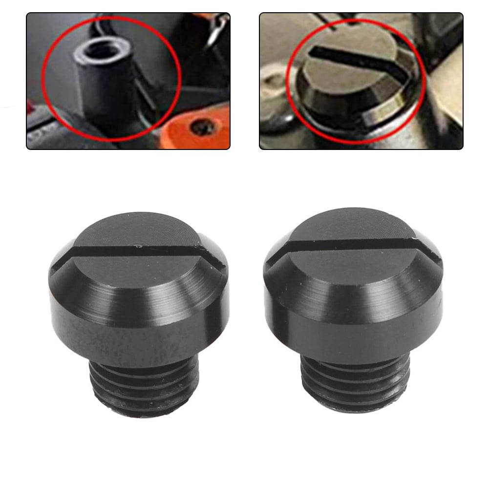 Rooha 2Pc/Set Mirror Hole Blanking Plugs For All General Motorcycles ...