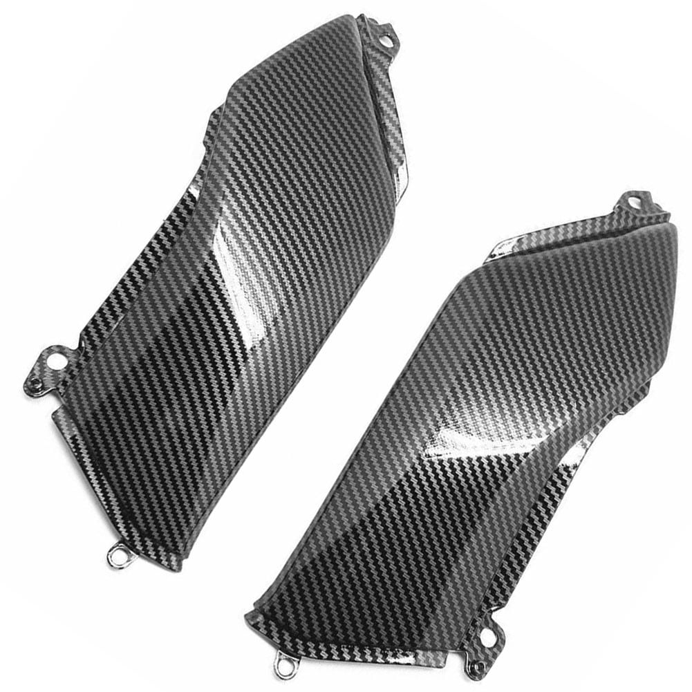Rooha 2Pcs Motorcycle Gas Tank Side Covers Fairing Cowling Carbon Fiber ...
