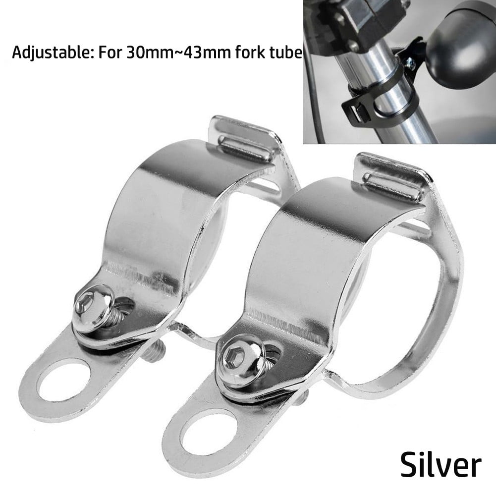 Rooha 2Pcs Motorcycle Headlight Mount Bracket Fork Ear Chopper Headlamp ...