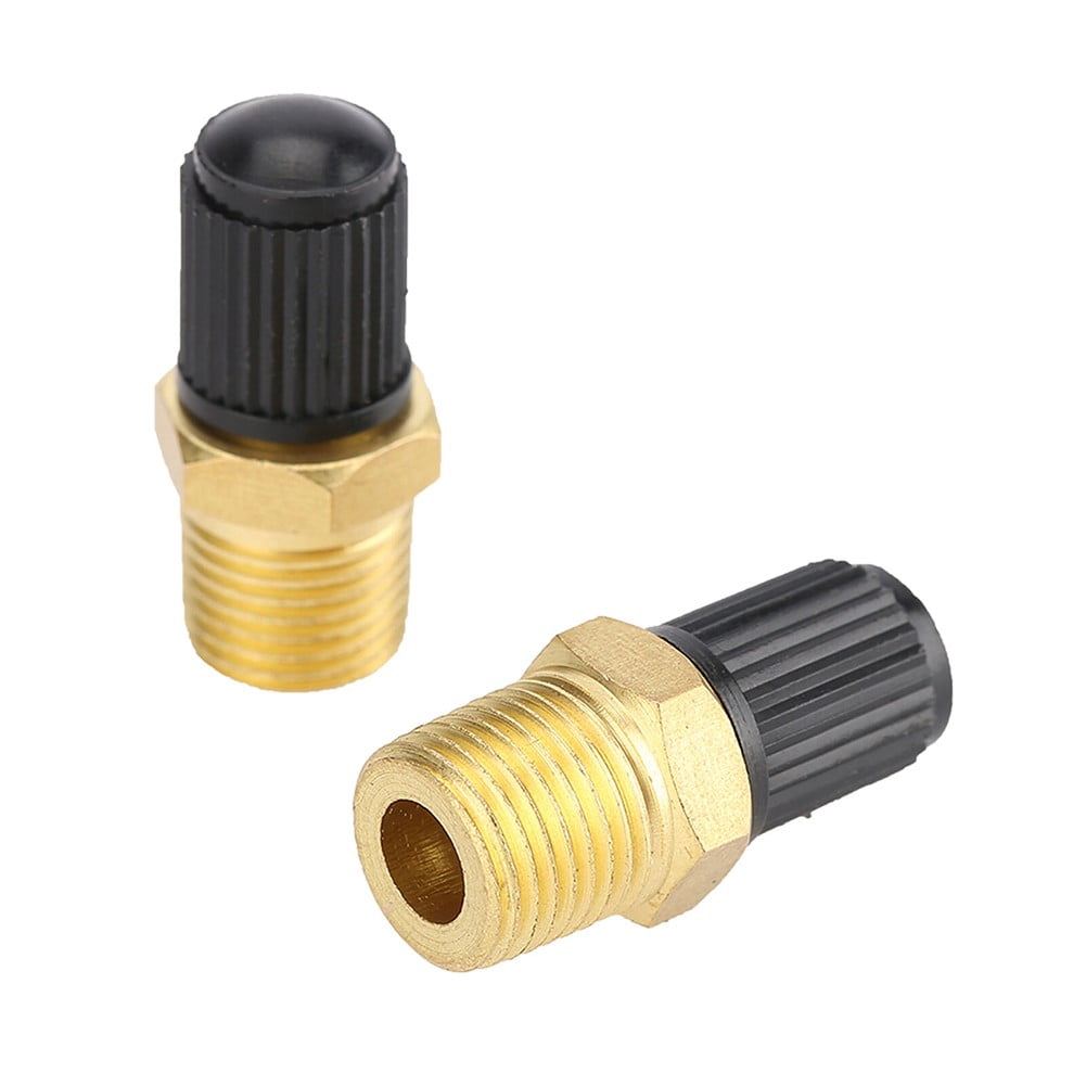 Rooha 2X 1/4 Inches Npt Mpt Solid Brass Air Compressor Tank Fill Valve - Walmart.com