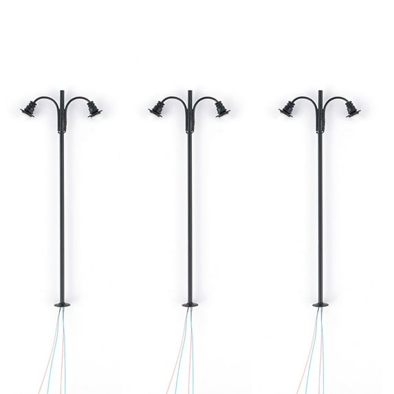 Rooha 3 X Model Railway Lights Lattice Mast Light Track H0 Kit Platform ...