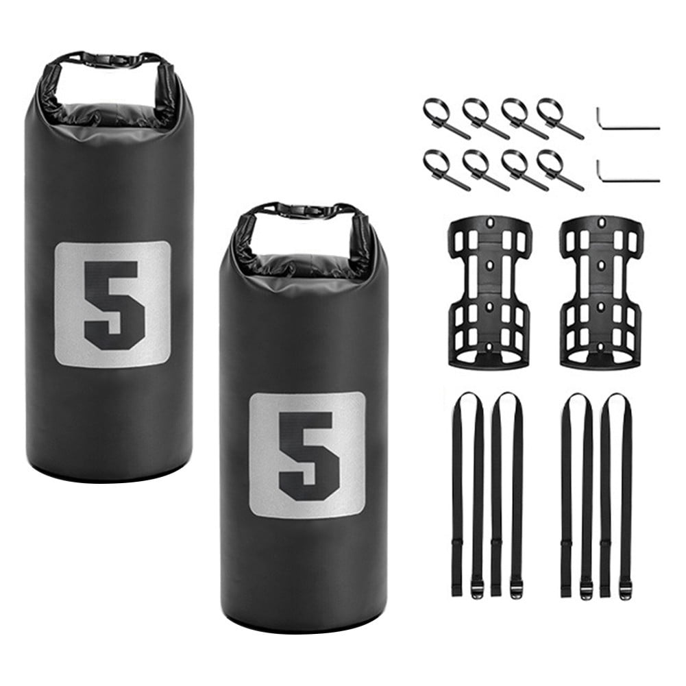 Rooha 3L/7L Portable Bike Fork Bag Waterproof Roll Top Dry Bag Bicycle ...