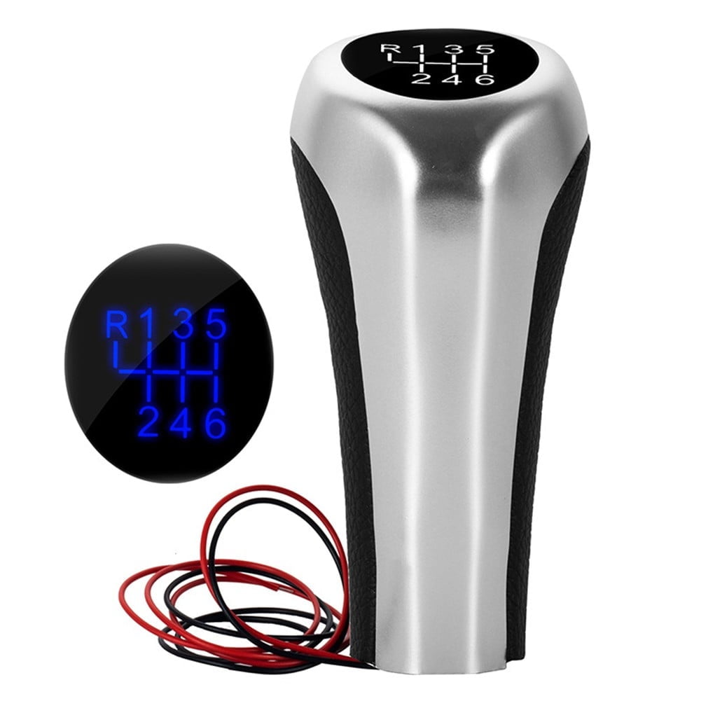 Rooha 5 Or 6 Speed Gear Shift Knob Shifter W/Led Light For Bmw E46 E90 ...
