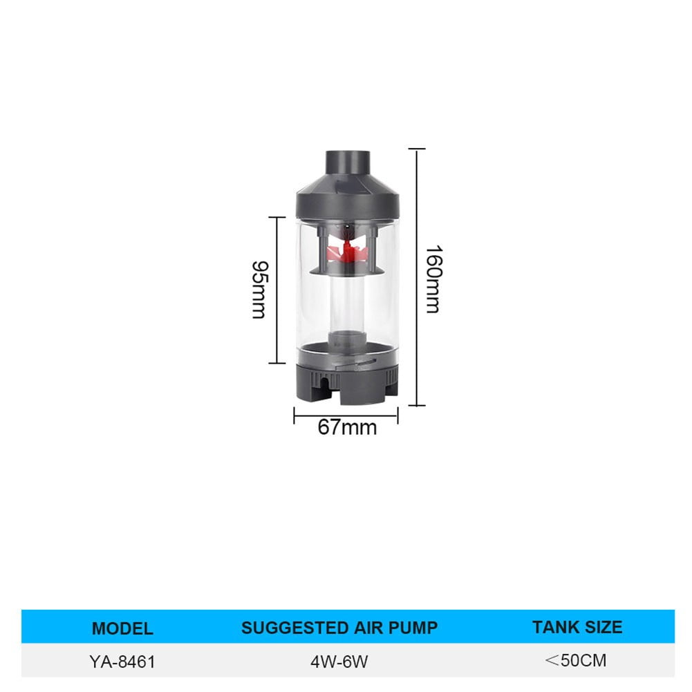 Rooha Aquarium Fish Tank Automatic Filter Full Transparent Fish Feces ...