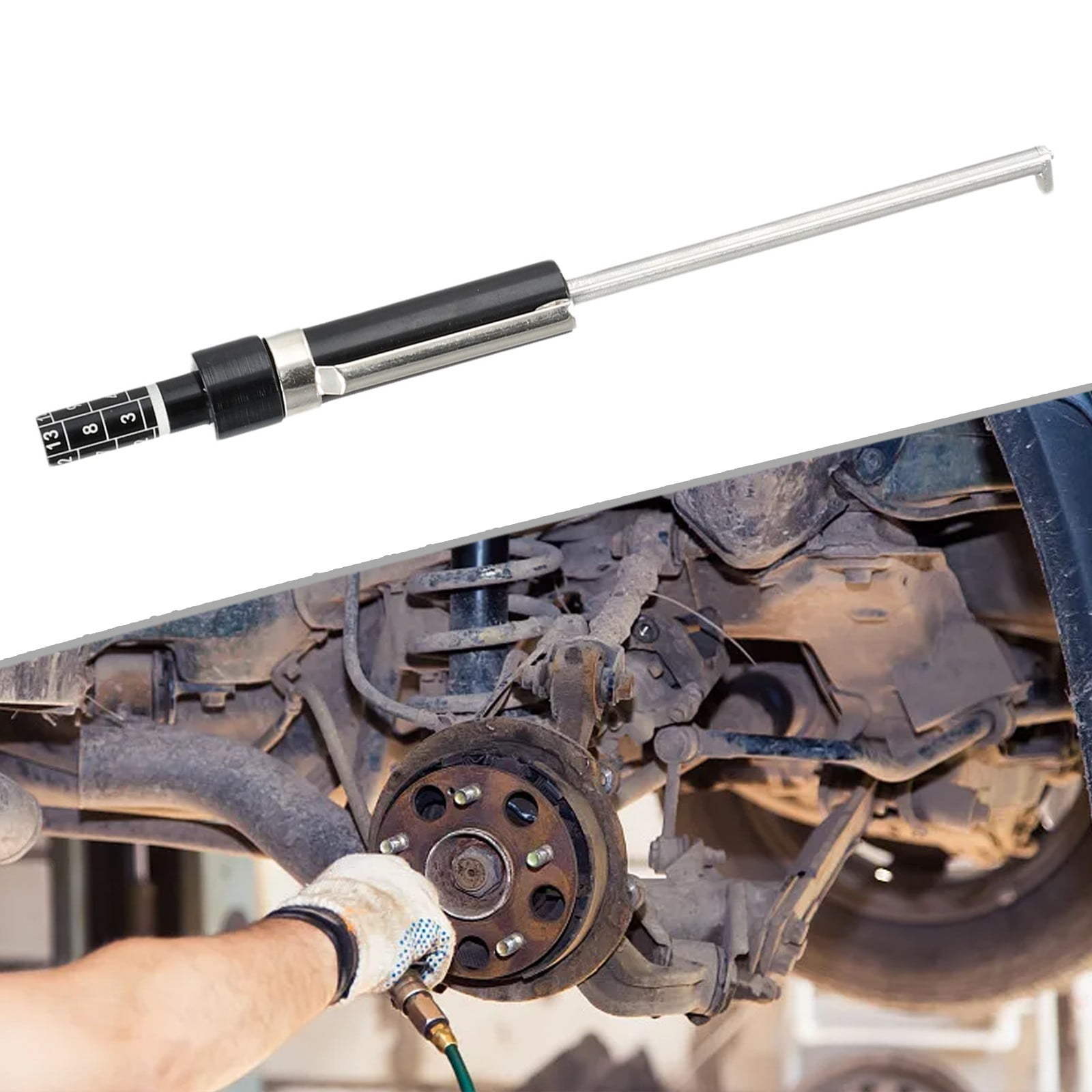 Rooha Brake Pad Detection Pen Scale Brake Pad Gauge For Brake Pad Test ...