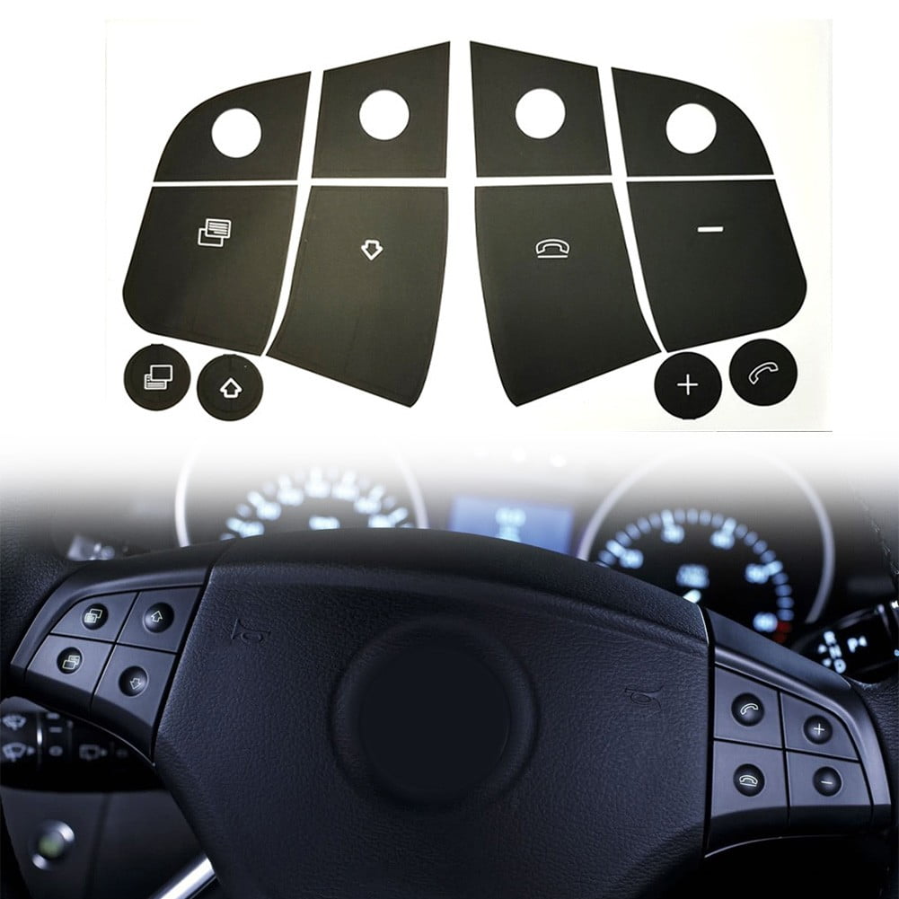 Rooha Button Repair Stickers For Mercedes W251 And W164 Steering Wheel ...