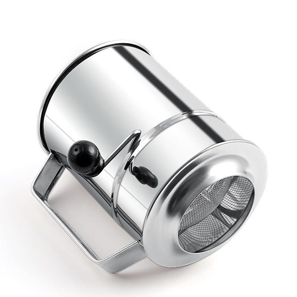 Rooha Capacity Flour Strainer Manual Cake Making Rotating Mixing Ring ...