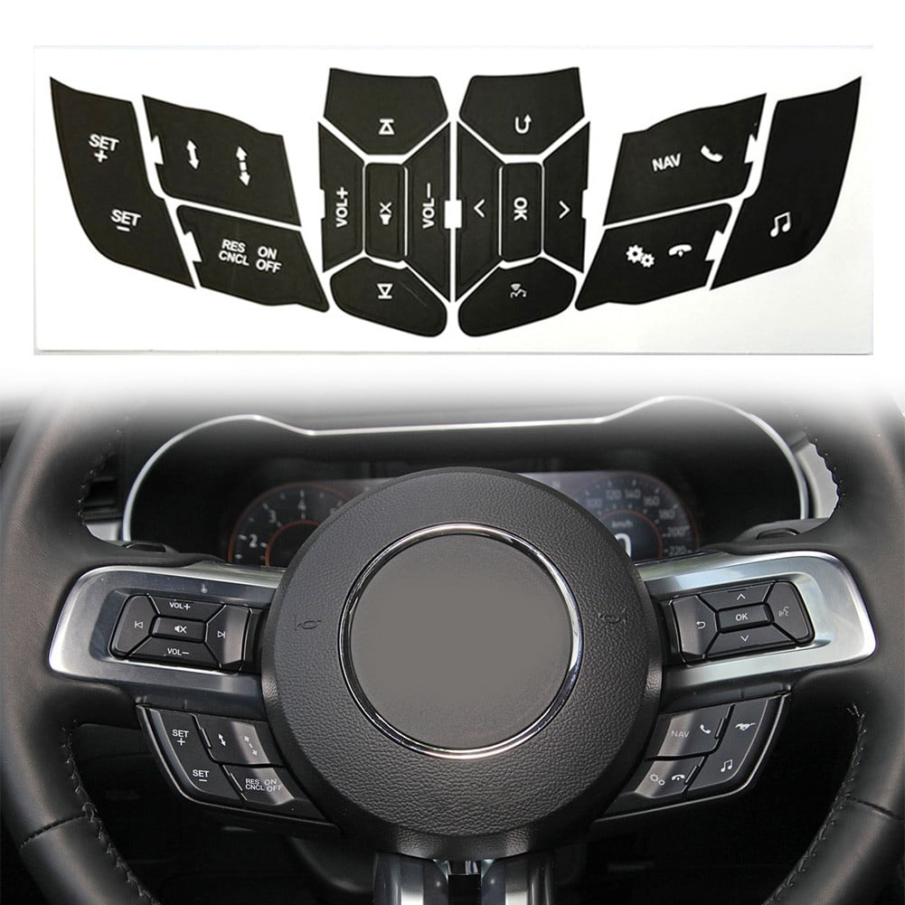 Rooha Car Button Repair Decal Sticker For Ford For Mustang 2019-2022 ...