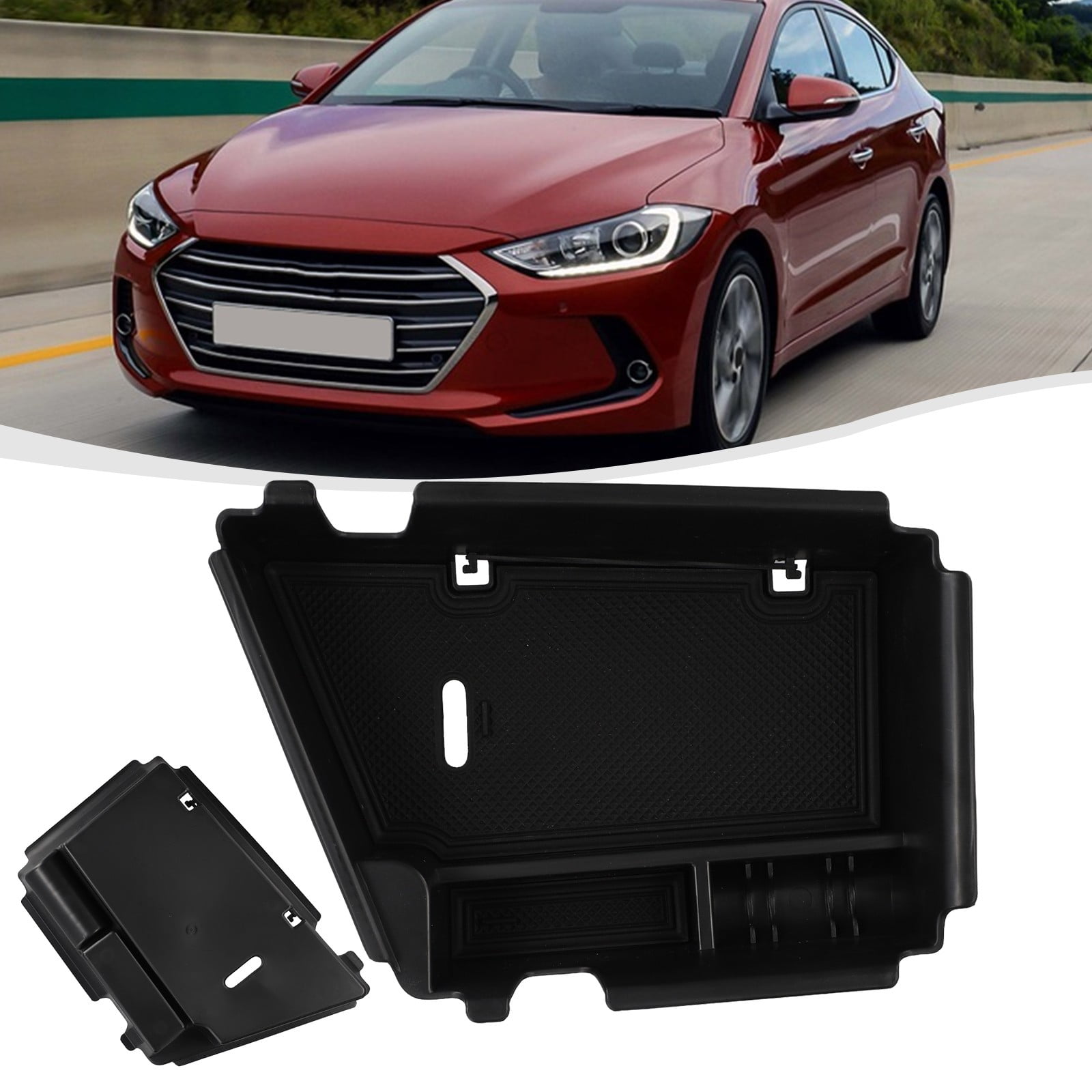 Rooha Center Armrest Plate Storage Box Cover For Hyundai For Elantra Cn7 2021-2024 - Walmart.com