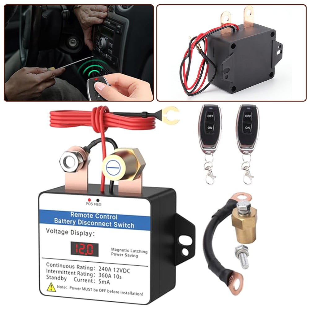 Rooha Dc 360A Battery Isolator Switch For Truck Boat Rv Caravans ...
