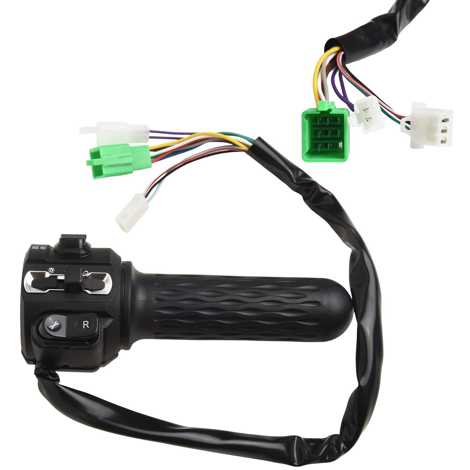 Rooha Electric Bike Throttle Switch Headlights Turn Signals E-Bike ...