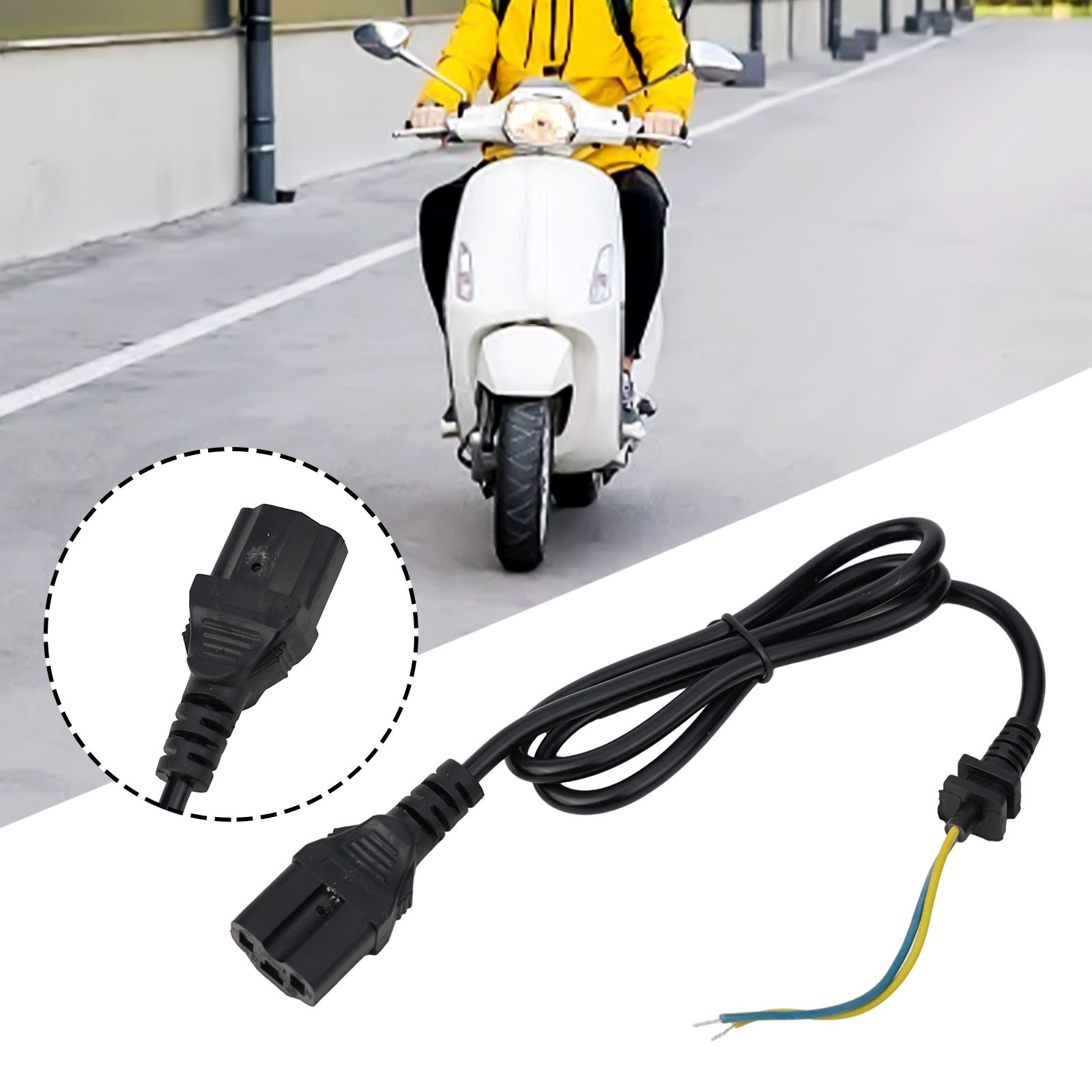 Rooha Electric Vehicle Charging Socket E-Bike Car Plug Cable Wire ...