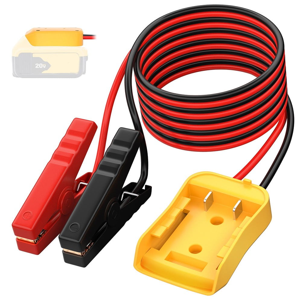 Rooha For Jumper Cables For Dewalt 20V Batteries 12Awg 5.9Ft Automotive ...