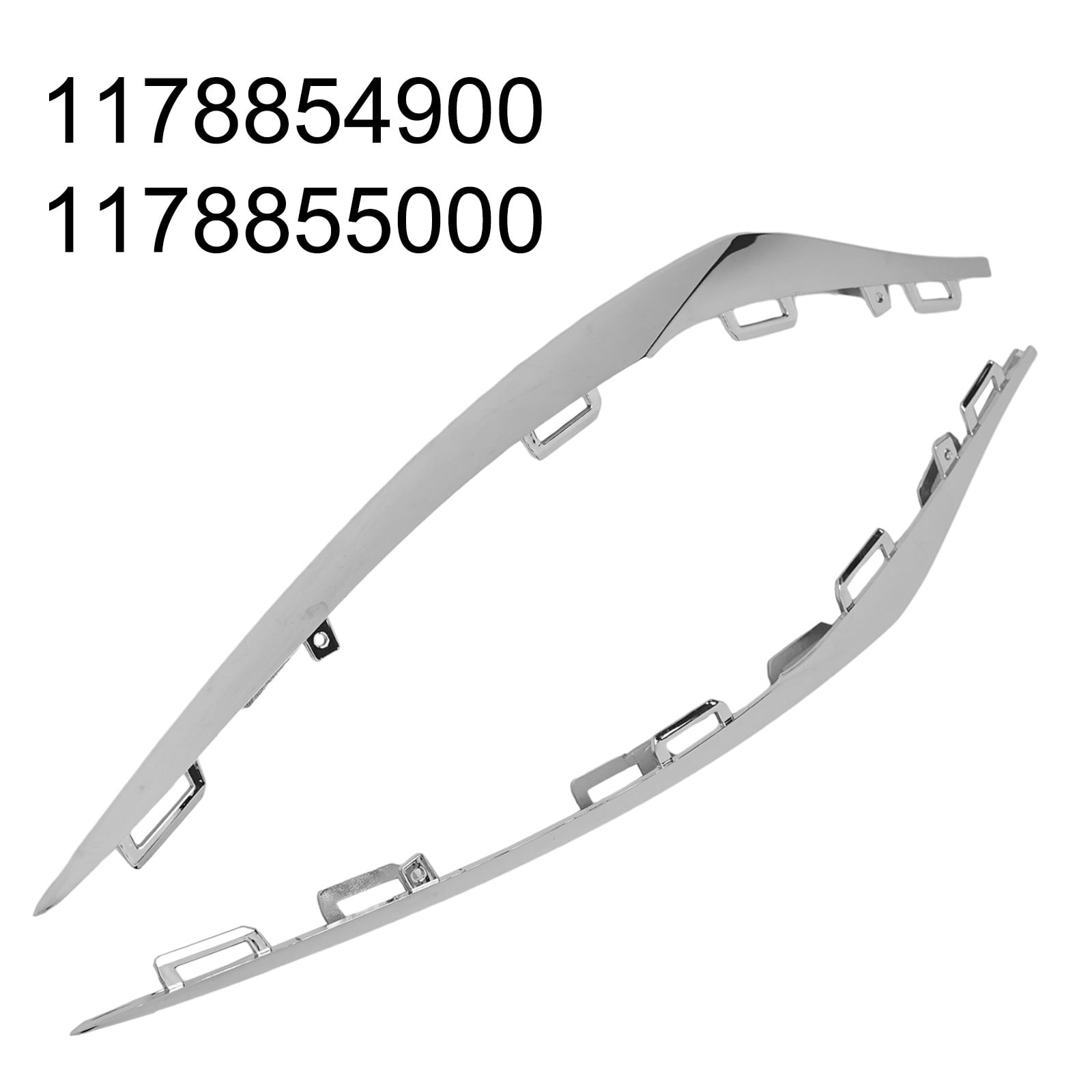 Rooha Front Pair Bumper Cover Molding Trim For Mercedes For Benz W117 ...