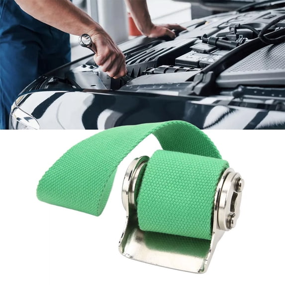 Rooha Heavy Duty Strap Filter Wrench Anti Slip Oil Filter Wrench Auto ...