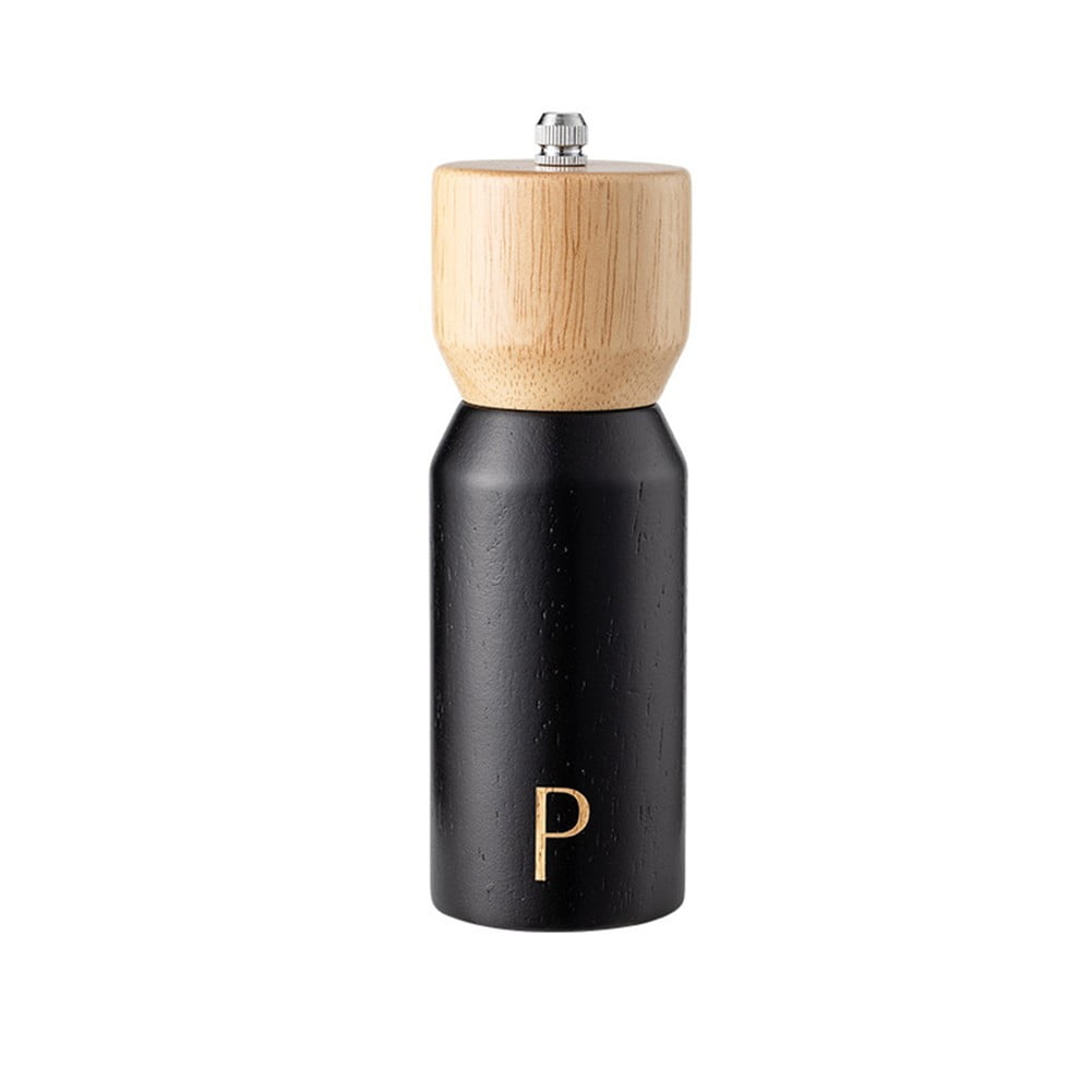 Rooha Manual Solid Wood Pepper Grinder, Sea Salt Pepper Grinder Bottle ...