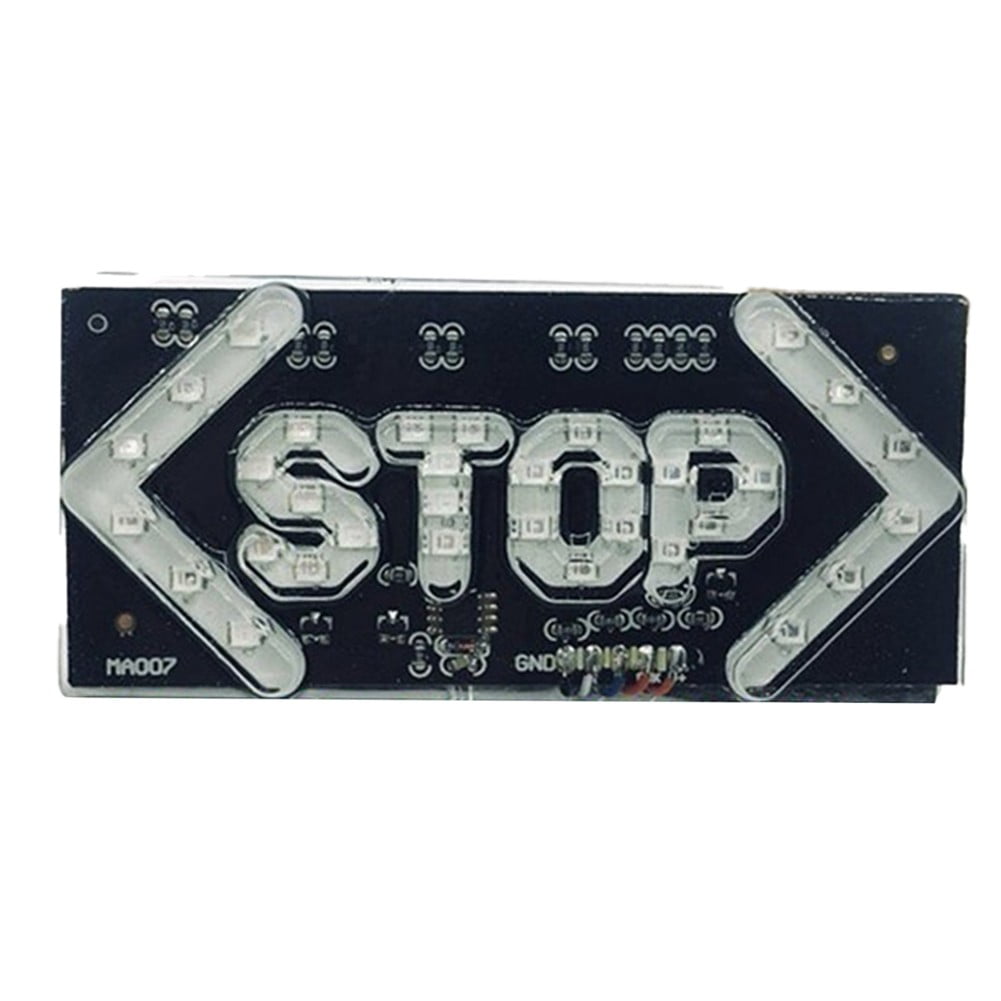 Rooha Motorcycle Led Arrow Turn Signal Tail Lamp Running Light Stop ...