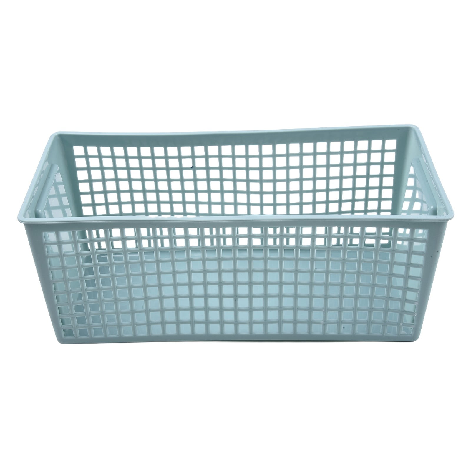 Rooha Multi-Purpose Home Storage Blue Plastic Rectangular Basket For ...