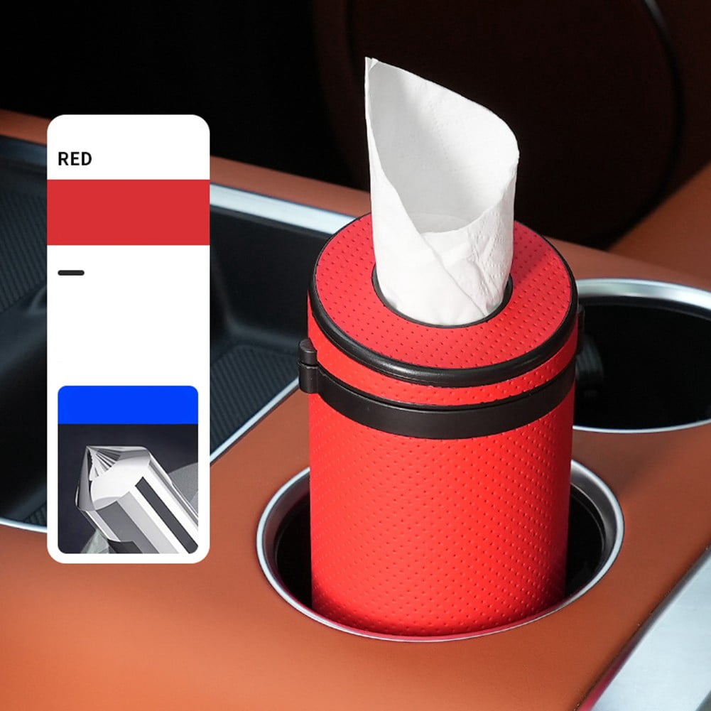 Rooha Multifunction Car Tissue Box Auto Round Paper Tube Safety Broken ...