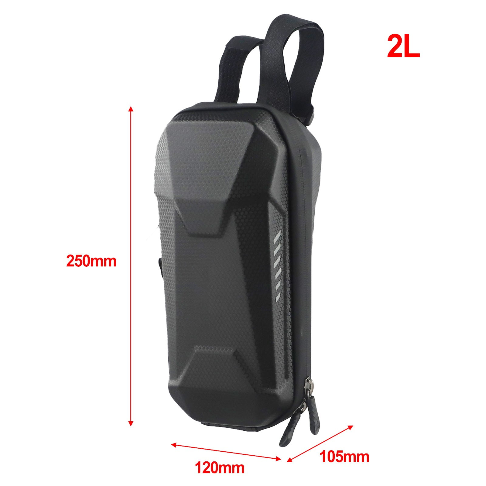 Rooha Scooter Handlebar Storage Scooter Bag Nighttime Safety Pu Fabric ...