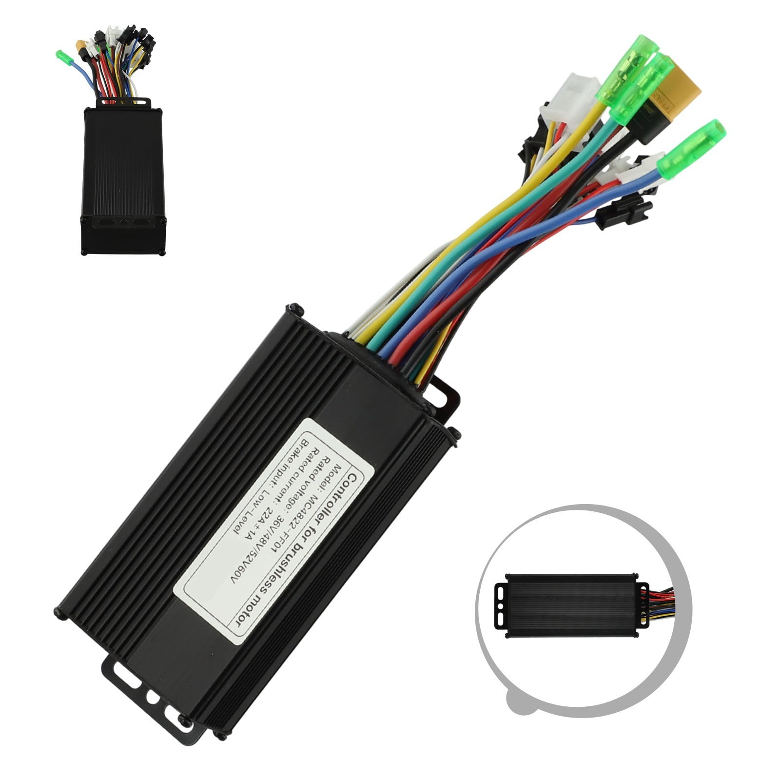 Rooha Sine Wave Three-Mode Controller Brushless Motor Versatile Metal Compatibility 24V36V48V ...